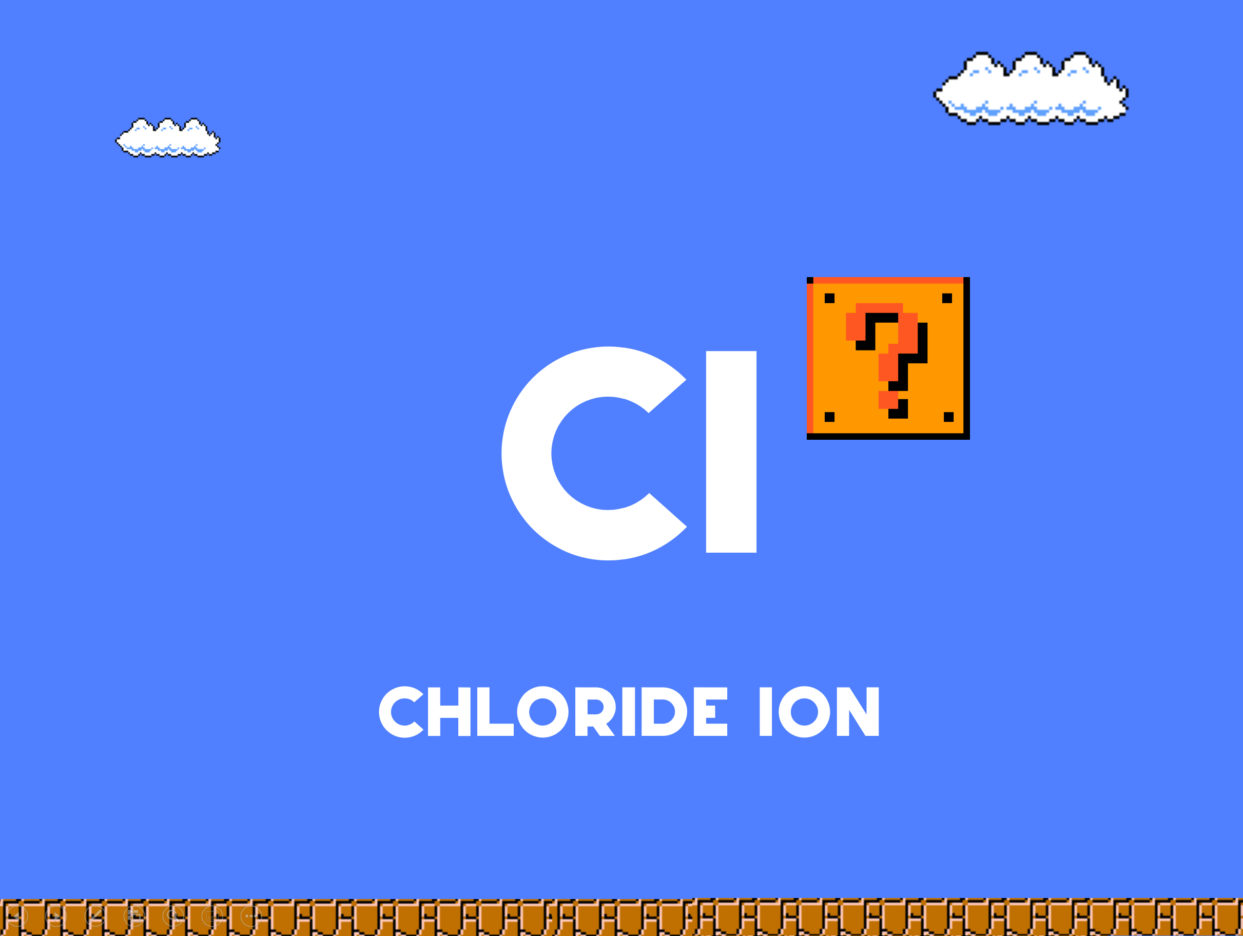 Chloride Ion Charge